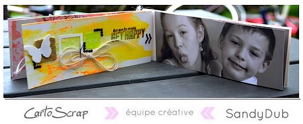 SandyDub : mini album "Happy Day" - CartoScrap
