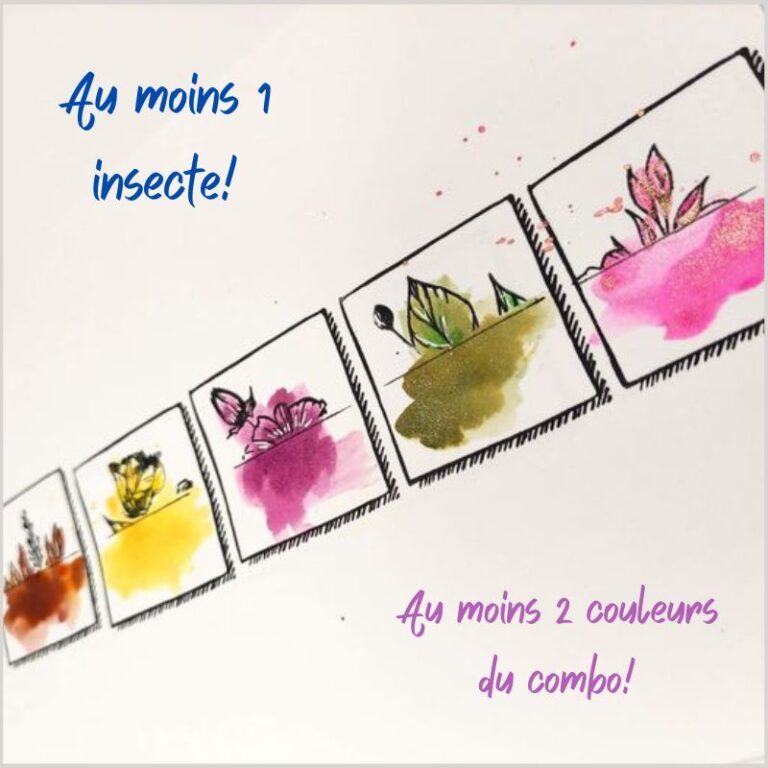 Challenge d'octobre: Insecte en Combo par Sonia - CartoScrap